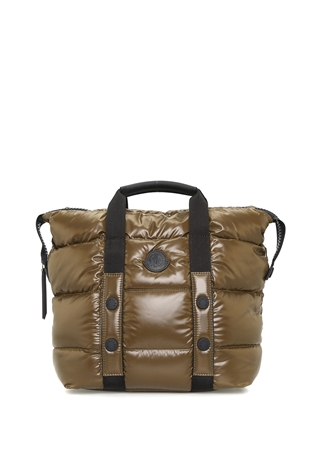 Moncler Kadın Haki Logo Detaylı Puff Çanta EU Moncler Kadın Haki Logo Detaylı Puff Çanta EU
