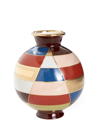 Jonathan Adler Torino Stripes Porselen Vazo Çok Renkli Jonathan Adler Torino Stripes Porselen Vazo Çok Renkli