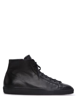 Beymen Club Erkek Siyah Bilek Boy Deri Sneaker 40