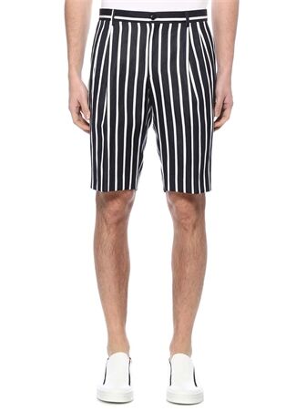 Palzileri Lab Erkek Lacivert Beyaz Çizgili Bermuda 50 IT
