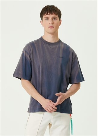 Off-white Erkek Gri Logo Baskılı T-shirt S Eu Off-white Erkek Gri Logo Baskılı T-shirt S Eu