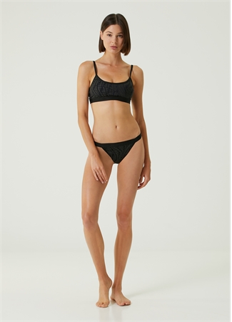 Fendi Kadın Siyah Logo Motifli Bikini Takımı 40 It Fendi Kadın Siyah Logo Motifli Bikini Takımı 40 It