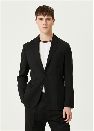 Paul Smith Erkek Siyah Yün Ceket 48 It Paul Smith Erkek Siyah Yün Ceket 48 It