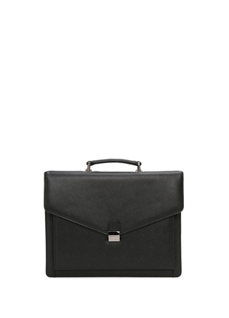 Beymen Collection Erkek Mercan Siyah Deri Evrak Çantası EU