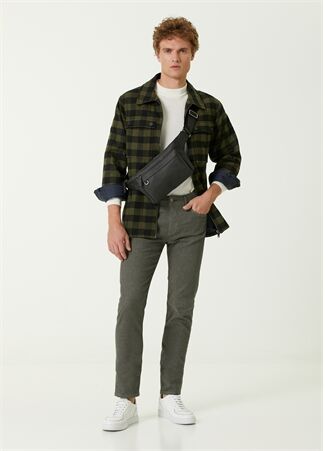 Beymen Club Erkek Slim Fit Haki Spor Pantolon 46