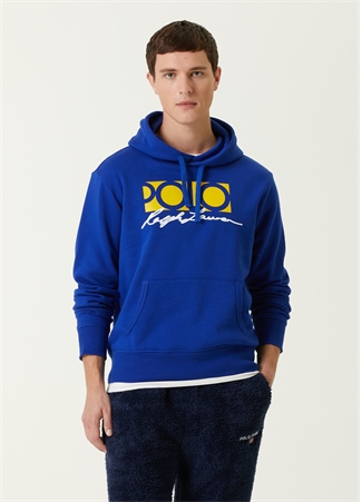 Polo Ralph Lauren Erkek Mavi Kapüşonlu Logolu Sweatshirt XL EU Polo Ralph Lauren Erkek Mavi Kapüşonlu Logolu Sweatshirt XL EU