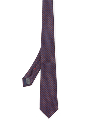 Beymen Collection Erkek Kırmızı Mavi Mikro Desenli İpek Kravat Eu It Beymen Collection Erkek Kırmızı Mavi Mikro Desenli İpek Kravat Eu It