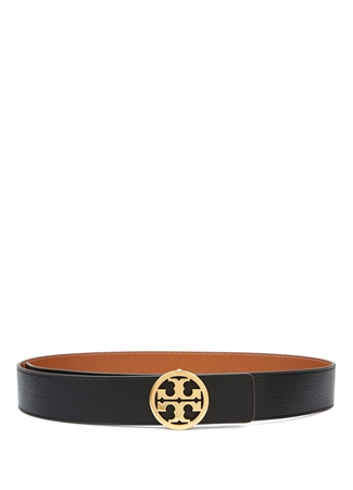 Tory Burch Kadın Siyah Logo Tokalı Deri Kemer M EU Tory Burch Kadın Siyah Logo Tokalı Deri Kemer M EU