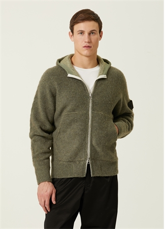 Stone Island Shadow Erkek Yeşil Kapüşonlu Logolu Mont M EU Stone Island Shadow Erkek Yeşil Kapüşonlu Logolu Mont M EU