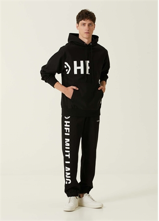 Helmut Lang Erkek Siyah Kontrast Logolu Jogger Eşofman Altı S EU Helmut Lang Erkek Siyah Kontrast Logolu Jogger Eşofman Altı S EU