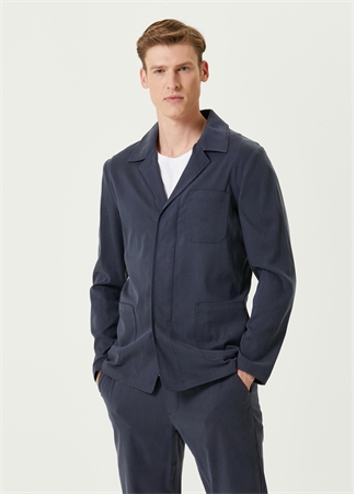 Beymen Collection Erkek Aeuarsiz Safari Ceket Mavi 46 Eu Beymen Collection Erkek Aeuarsiz Safari Ceket Mavi 46 Eu