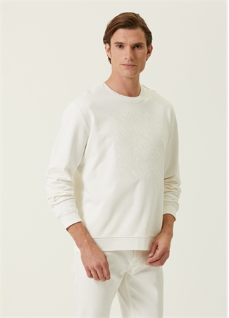 Network Erkek Slim Fit Beyaz Sweatshirt Bej XL EU Network Erkek Slim Fit Beyaz Sweatshirt Bej XL EU