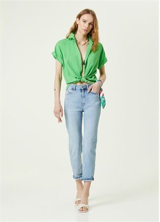 Network Kadın Jean Pantolon Mavi 30 Eu