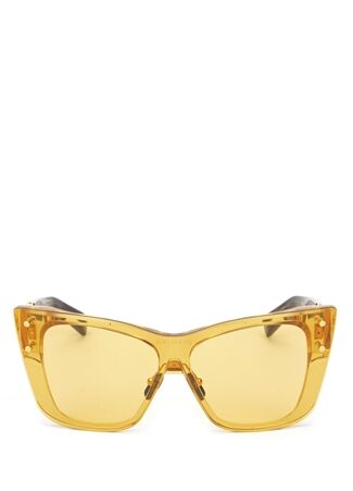 Balmain Kadın Kahverengi Gold Güneş Gözlüğü EU