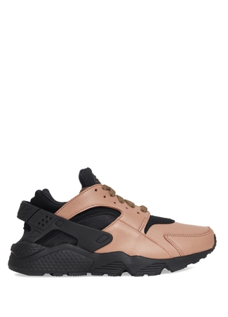 Nike Erkek Air Huarache Pembe Siyah Deri Sneaker Kahverengi 40.5 EU