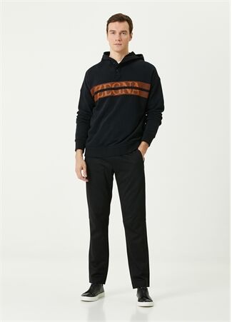 Zegna Erkek Techmerino Siyah Yün Eşofman Altı S IT