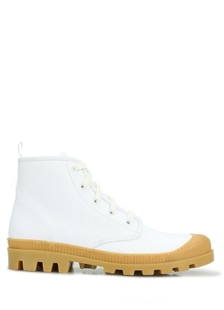 Gia Couture xPernille Teisbaek Kadın Beyaz Deri Bot 36 EU