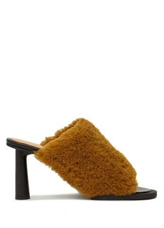 Jacquemus Kadın Taba Yün Terlik Haki 36 EU