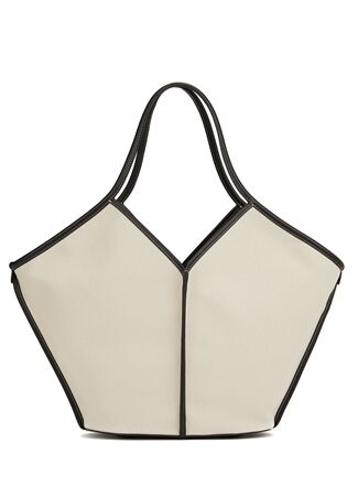 Hereu Kadın Beyaz Organik Pamuk Çanta7 EU