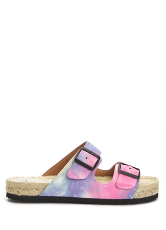 Manebi Kadın Mavi Batik Desenli Çift Bantlı Terlik 36 Eu Manebi Kadın Mavi Batik Desenli Çift Bantlı Terlik 36 Eu