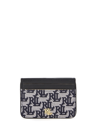 Lauren Ralph Kadın Lacivert Beyaz Logo Desenli Kartlık EU Lauren Ralph Kadın Lacivert Beyaz Logo Desenli Kartlık EU