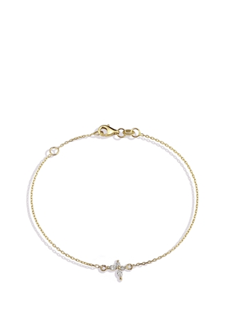 Collection-Pimiento Kadın Pırlantalı Altın Rengi Bileklik EU