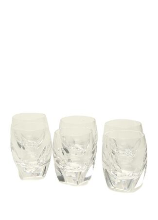 Moser 6lı Kristal Bardak Seti Çok Renkli