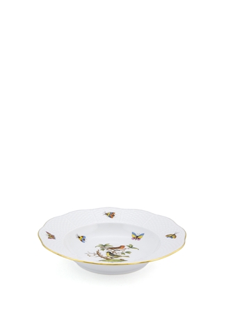 Herend Colorblocked Desenli Porselen Çorba Tabağı Çok Renkli Herend Colorblocked Desenli Porselen Çorba Tabağı Çok Renkli
