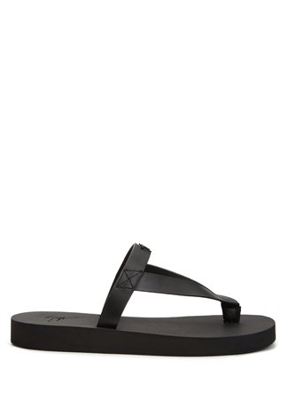Giuseppe Zanotti Erkek Siyah Logolu Deri Terlik 4 Eu Giuseppe Zanotti Erkek Siyah Logolu Deri Terlik 4 Eu