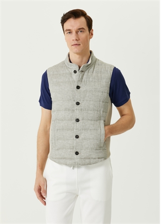 Corneliani Erkek Diş Yelek Bej 48 It