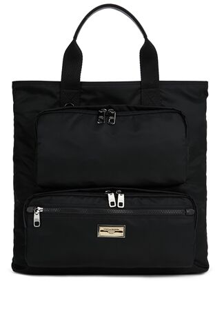 Dolce&Gabbana Erkek Siyah Logolu Kadın Omuz Çantası EU