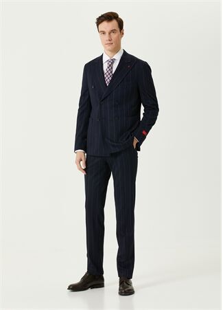 Isaia Erkek Takim Lacivert 50 It