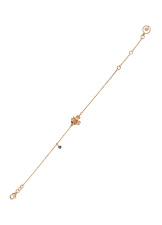 Bee Goddess Kadın Fish Gold Pırlantalı Altın Rengi Bileklik Pembe EU Bee Goddess Kadın Fish Gold Pırlantalı Altın Rengi Bileklik Pembe EU