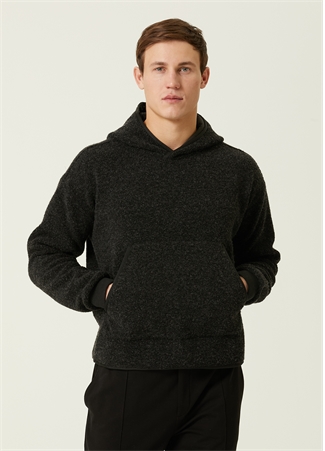 Z Zegna Erkek Use The Existing Antrasit Kapüşonlu Yün Sweatshirt Gri L IT Z Zegna Erkek Use The Existing Antrasit Kapüşonlu Yün Sweatshirt Gri L IT