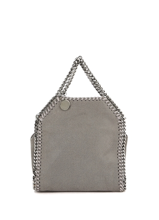 Stella McCartney Kadın Falabella Tiny Gri Omuz Çantası EU Stella McCartney Kadın Falabella Tiny Gri Omuz Çantası EU