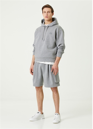 Dolce&Gabbana Erkek Gri Kargo Cepli Bermuda 44 IT