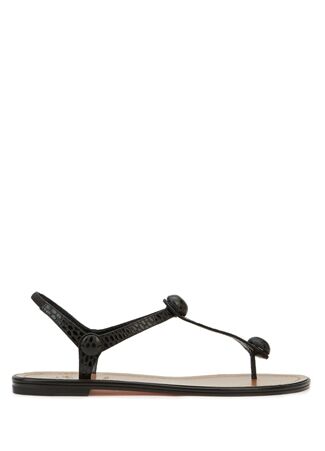 Christian Louboutin Kadın Planet Ball Siyah Sandalet 36 EU