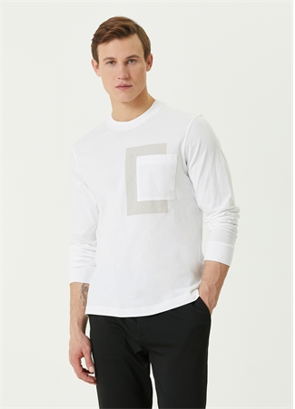 Ck Jeans Erkek Relaxed Fit Beyaz Logolu Uzun Kollu T-shirt L Eu Ck Jeans Erkek Relaxed Fit Beyaz Logolu Uzun Kollu T-shirt L Eu