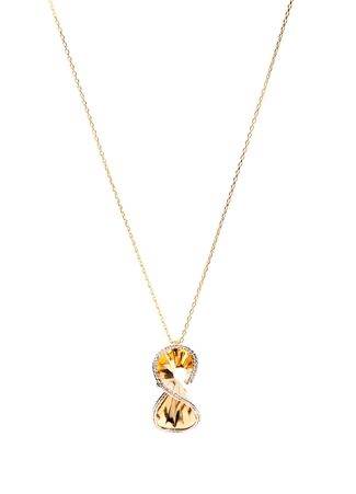 Collection-Alper Tunçoku Kadın Uç Detaylı Altın Rengi Kolye EU Collection-Alper Tunçoku Kadın Uç Detaylı Altın Rengi Kolye EU