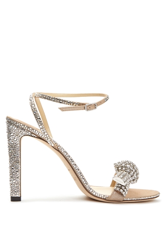 Jimmy Choo Kadın Thyra Taş İşlemeli Deri Sandalet Pembe 36 Eu Jimmy Choo Kadın Thyra Taş İşlemeli Deri Sandalet Pembe 36 Eu