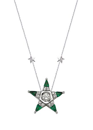 Melis Göral Kadın Mars Tsavorite Altın Rengi Kolye Pembe EU