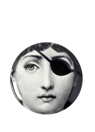 Fornasetti Tema e Variazioni No 8 Porselen Dekoratif Tabak Siyah Fornasetti Tema e Variazioni No 8 Porselen Dekoratif Tabak Siyah