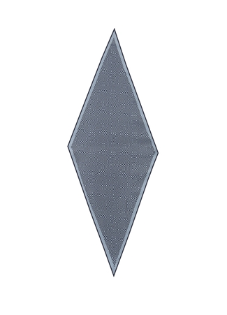 Pal Zileri Erkek Mavi Geometrik Formlu Desenli İpek Atkı EU Pal Zileri Erkek Mavi Geometrik Formlu Desenli İpek Atkı EU