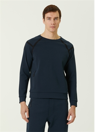 Isaora Erkek Lacivert Reglan Kollu Sweatshirt S EU Isaora Erkek Lacivert Reglan Kollu Sweatshirt S EU