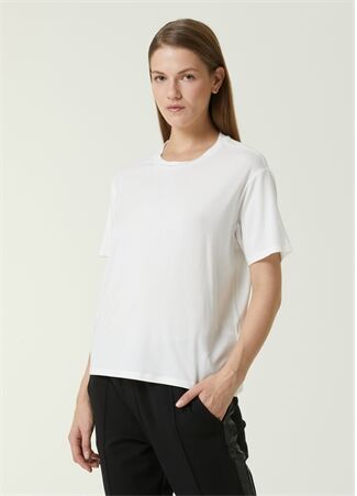 Beymen Club Kadın Beyaz Bisiklet Yaka T-shirt XS
