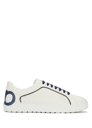 Salvatore Ferragamo Erkek Lacivert Beyaz Logo Detaylı Deri Sneaker 0 UK Salvatore Ferragamo Erkek Lacivert Beyaz Logo Detaylı Deri Sneaker 0 UK