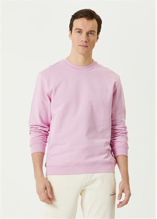 SimpleQloth Pembe Oversize Organik Pamuk Sweatshirt XS EU SimpleQloth Pembe Oversize Organik Pamuk Sweatshirt XS EU