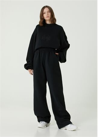 Balenciaga Kadın Siyah Bol Paça Eşofman Altı XS EU