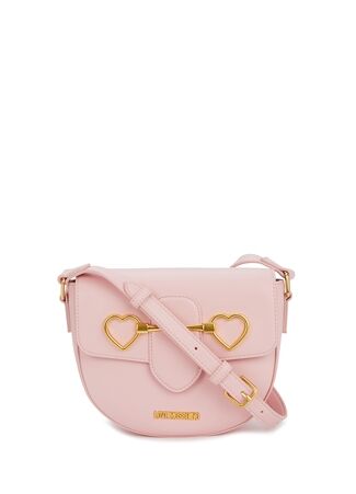 Love Moschino Kadın Pembe Logo Detaylı Omuz Çantası EU