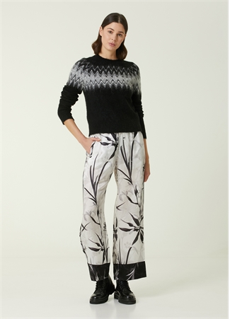 Allsaints Kadın Sofi Rutland Ekru Desenli Pijama Pantolon Beyaz S EU